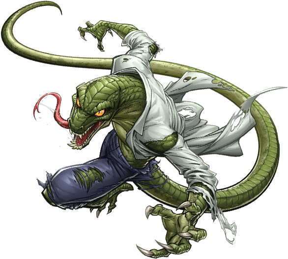 Download Lizard Transparent - Spiderman El Lagarto - Full Size PNG ...