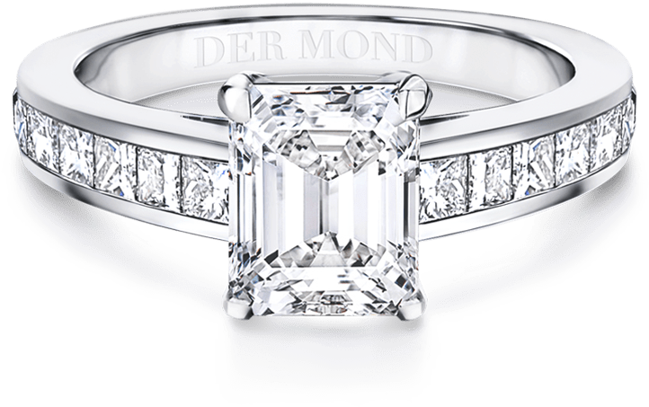 Download Dimond Band Emerald Shape - D'mond Prestige - Full Size PNG ...