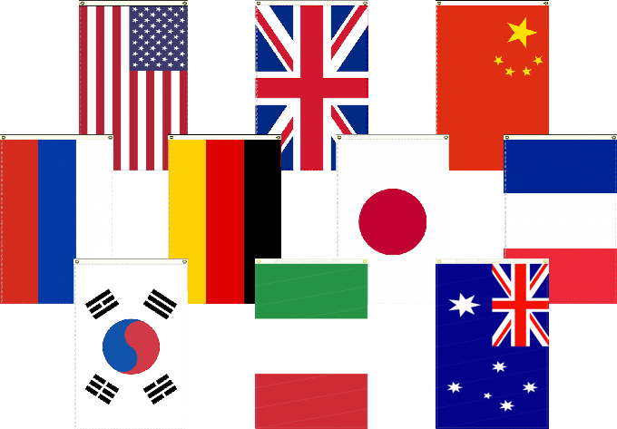 Download Olympic Games Flag Pack - Olympics Flags - Full Size PNG Image ...