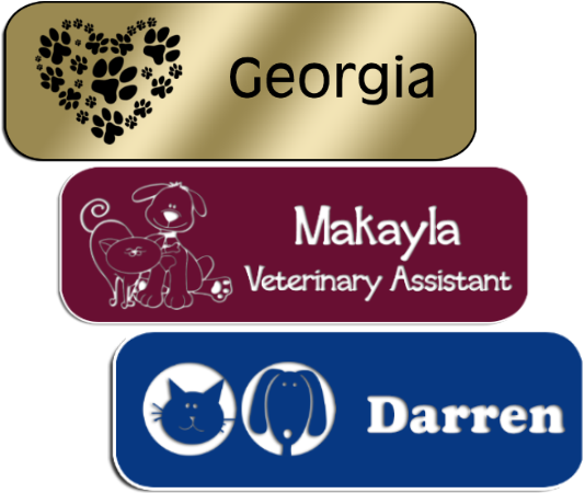 Download Rectangular Nametags - Graphic Design - Full Size PNG Image ...