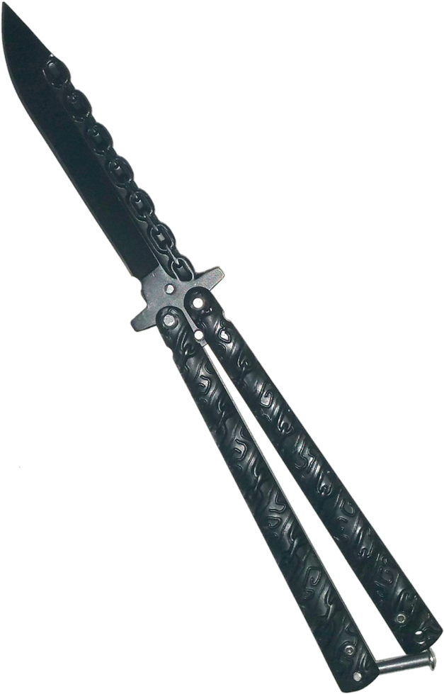 Download Ba1009bk Butterfly Knife - Melee Weapon - Full Size PNG Image ...