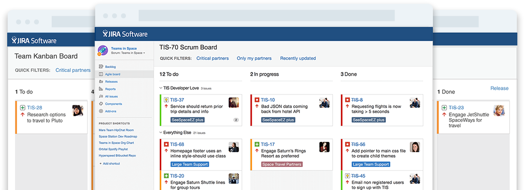Download Jira Agile Hero Image - Jira Software Scrum Board - Full Size ...