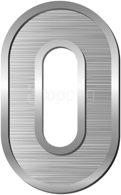 Download Free Png Number Zero Silver Png Images Transparent - Number ...