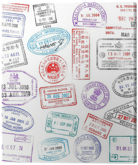 Download Passport Stamps Png Download - Passport Stamps - Full Size PNG ...