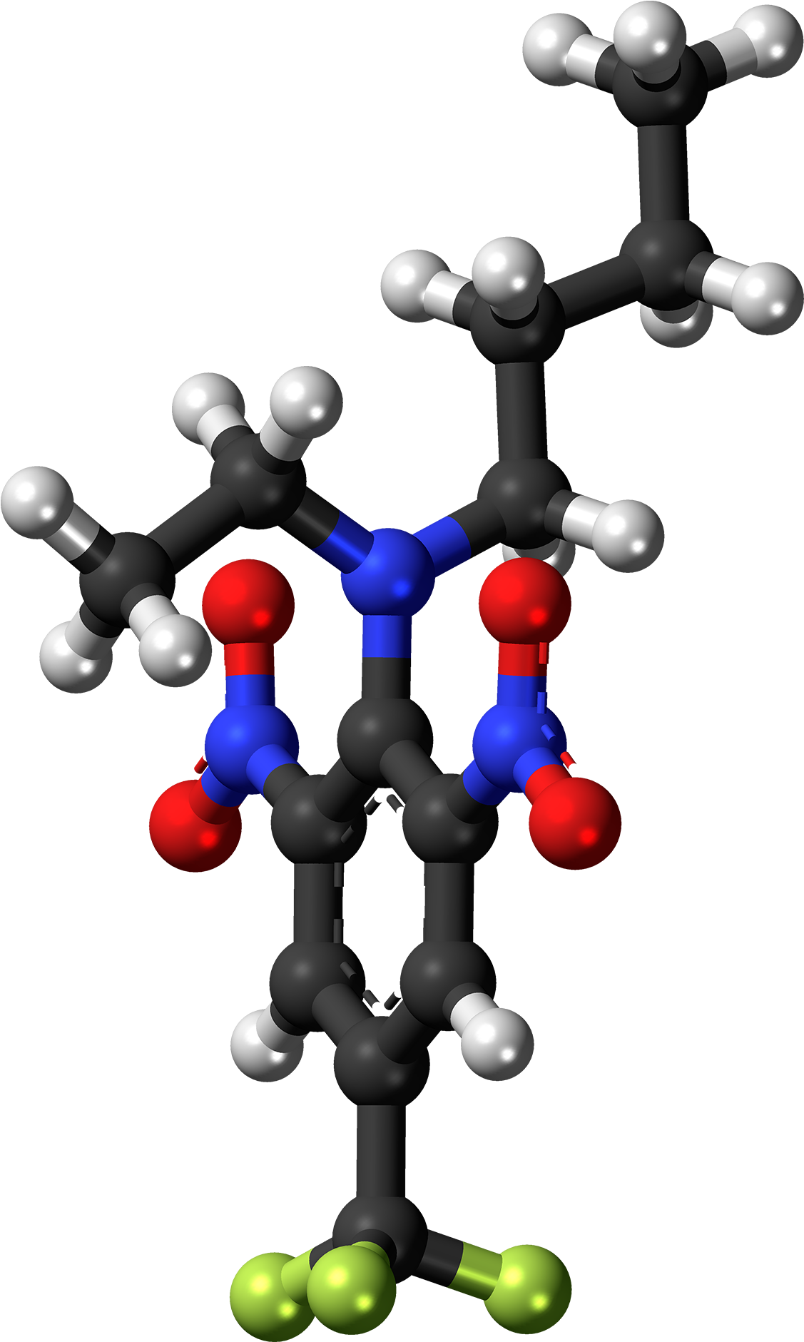 Download Benfluralin Molecule Ball - Illustration - Full Size PNG Image - PNGkit