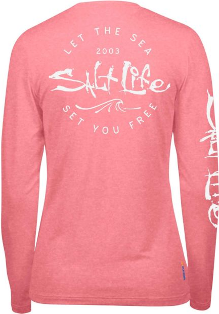 Download Salt Life Women's Be Free Slx Uvapor Performance Long - Salt ...