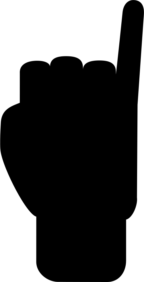 Download Finger Silhouette At Getdrawings - Full Size PNG Image - PNGkit
