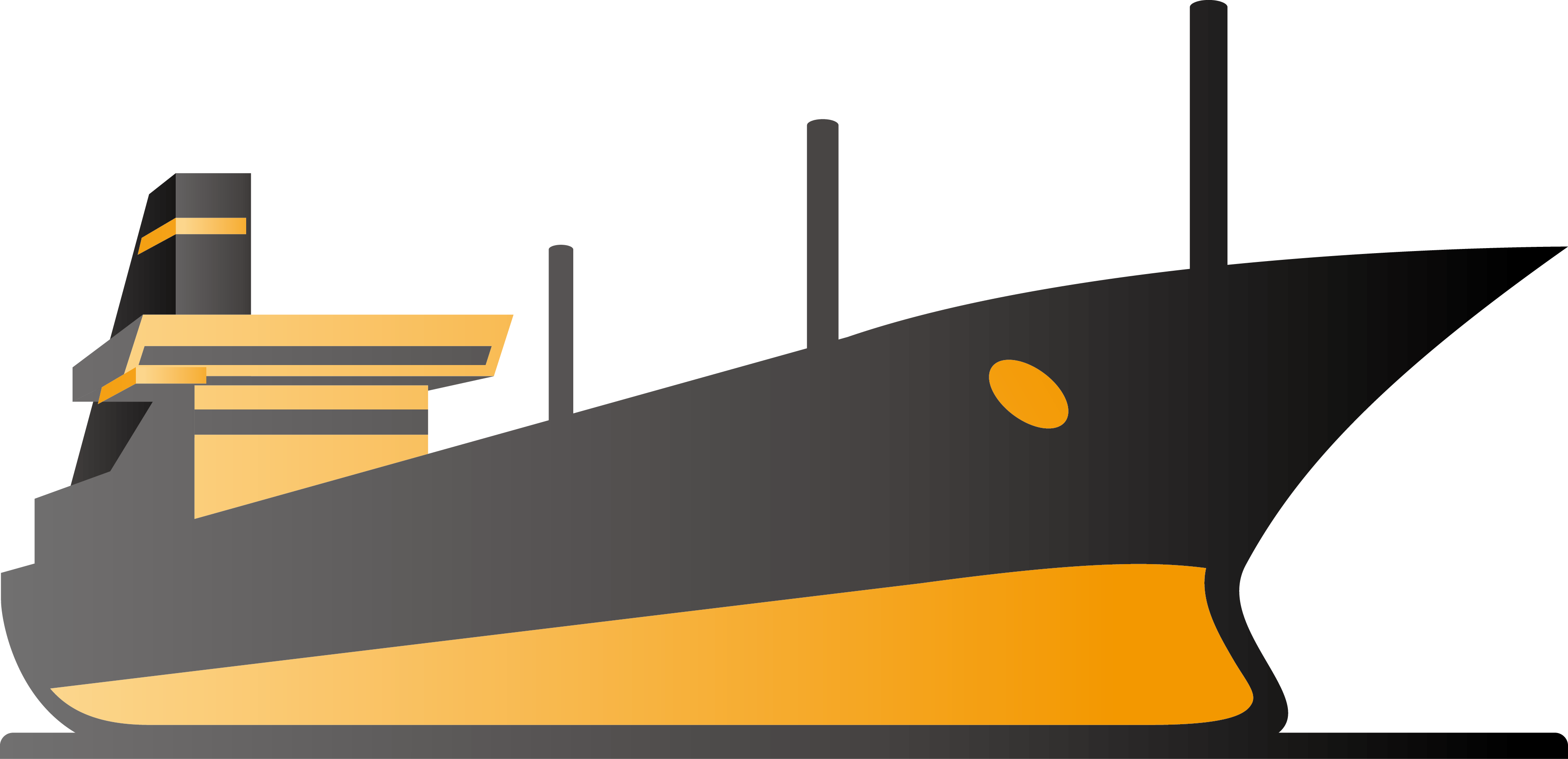 Download Transparent Cartoon Ship - Cartoon Cargo Ship - PNGkit