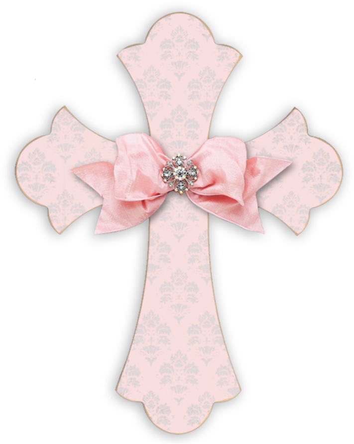 Download #mq #pink #cross #bow #bows #ribbon - Brocade - Full Size PNG Image - PNGkit