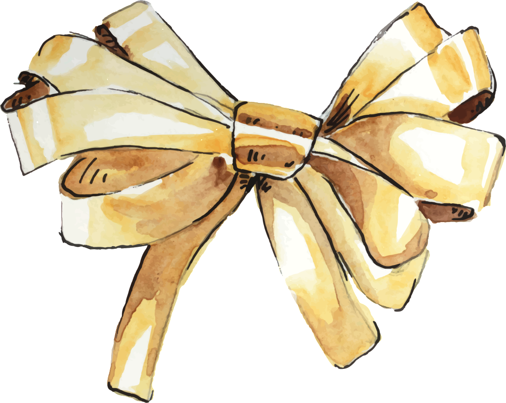 Download Transparent Golden Corbata Png Transparente - Ribbon - PNGkit
