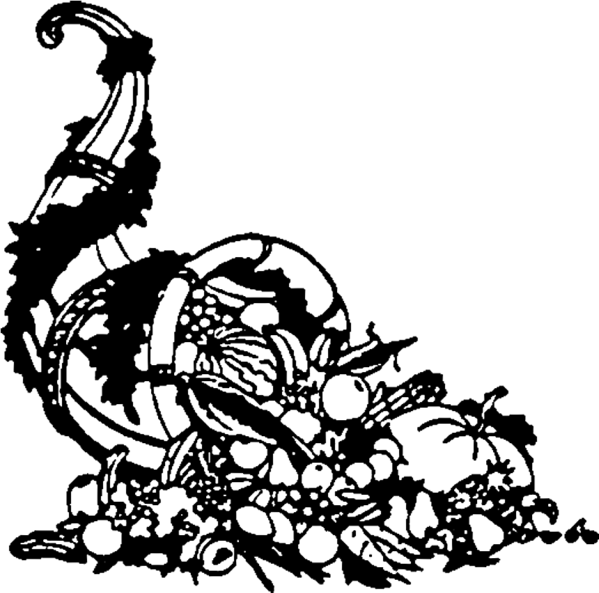 Download Cornucopia Or Horn Of Plenty Clipart - Peace: Thanksgiving ...