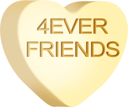 Download Candy Heart '4ever Friends' - Candy - Full Size PNG Image - PNGkit