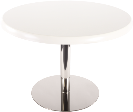 Download 1200 X 1200mm Isotop White Round Table With Circular - Gaber ...