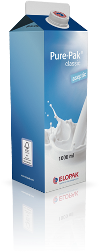 Download Pure-pak Classic Milk - Elo Pak Milk - Full Size PNG Image ...
