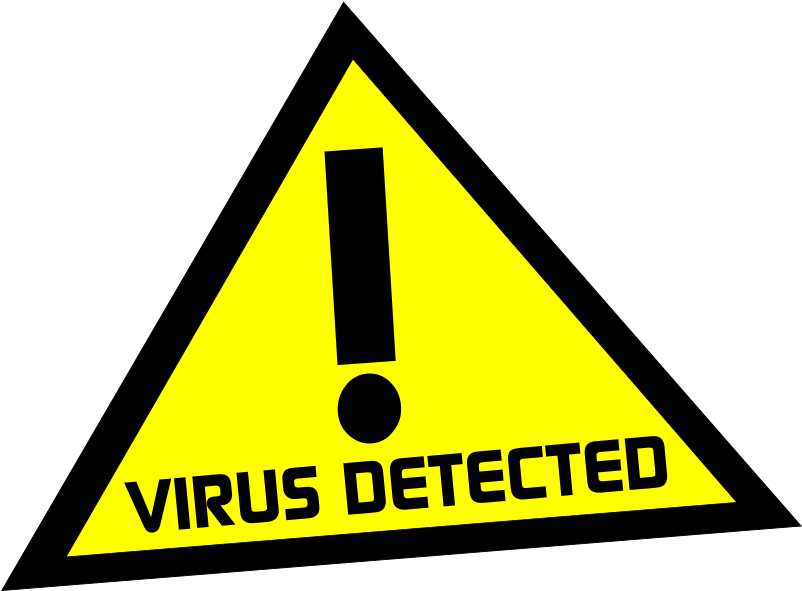 Download Virus Detected Png - Full Size PNG Image - PNGkit