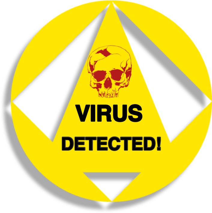 Download Virus Detected Logo Png - Full Size PNG Image - PNGkit