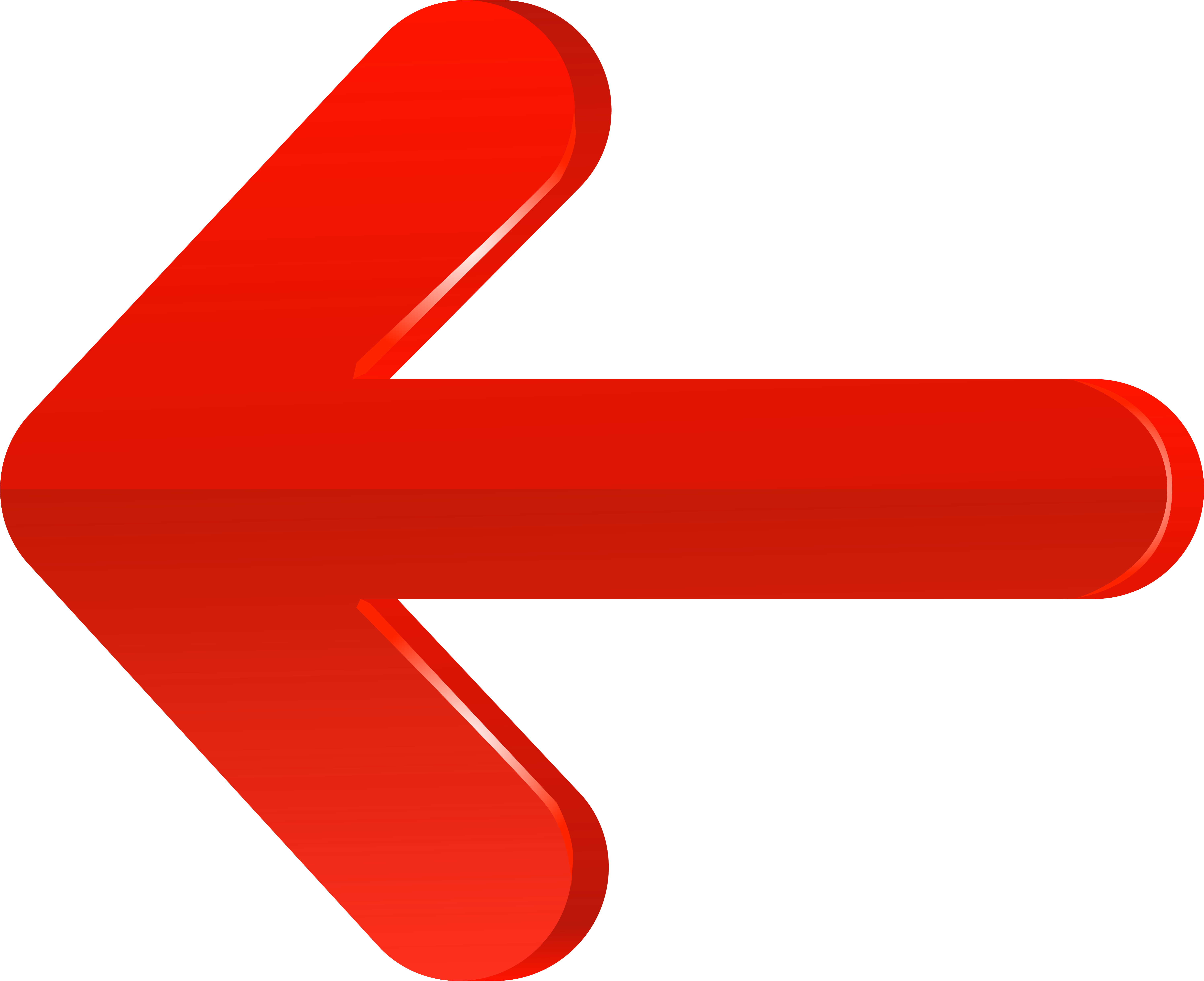 Download Red Left Hand Arrow - Full Size PNG Image - PNGkit