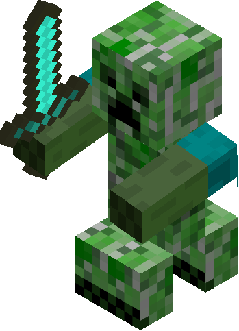 Download Give Friendly Creepers Hugs - Minecraft Creeper With Arms - Full Size PNG Image - PNGkit