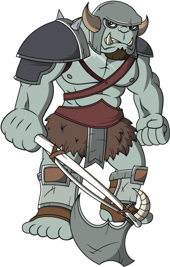 Download Orc - Cartoon - Full Size PNG Image - PNGkit