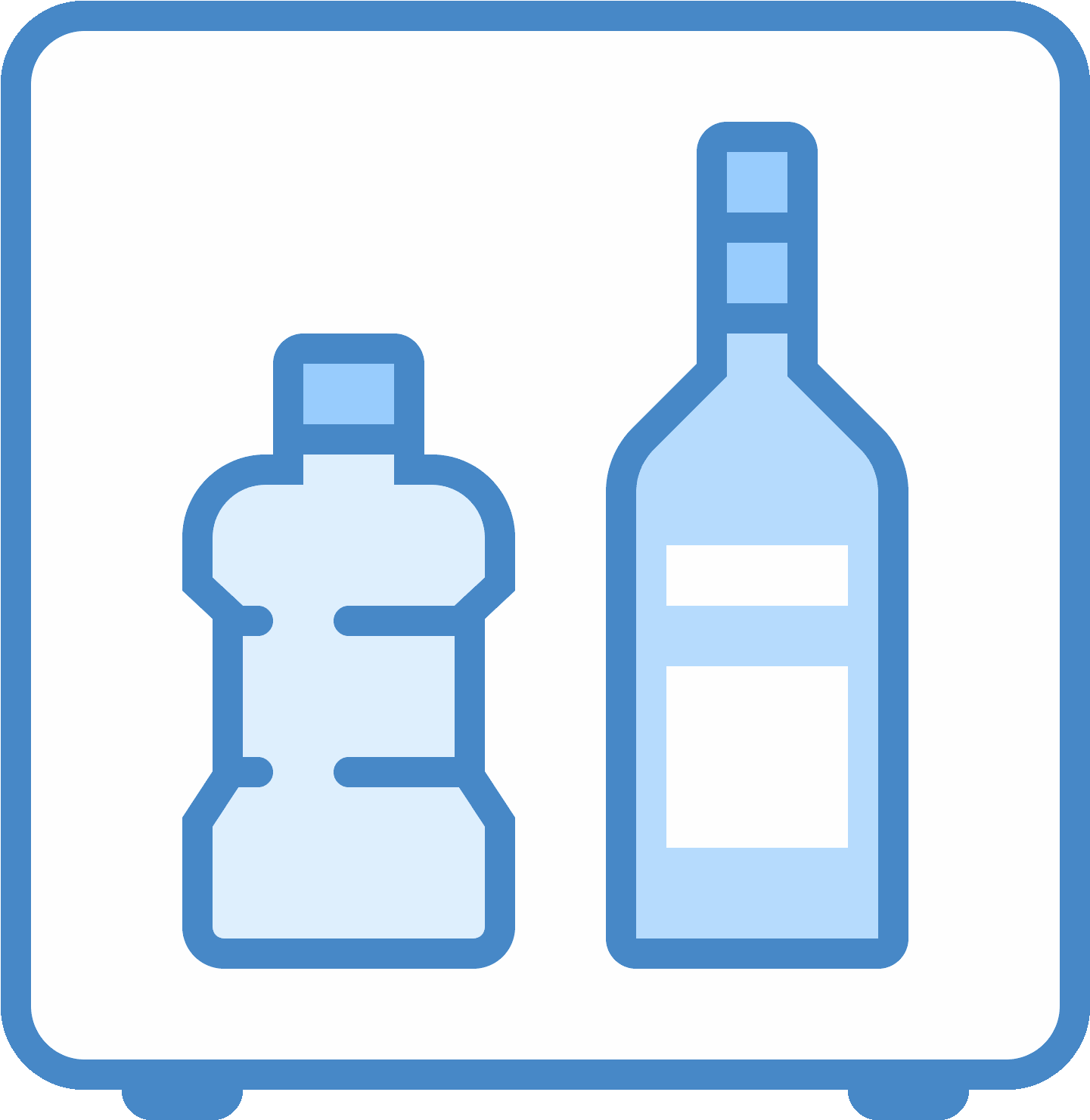 Download Mini Bar Icon - Glass Bottle - Full Size PNG Image - PNGkit