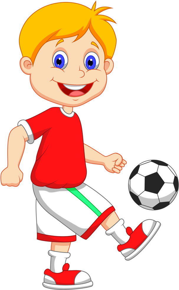 Download 2 - Play Football Cartoon - Full Size PNG Image - PNGkit
