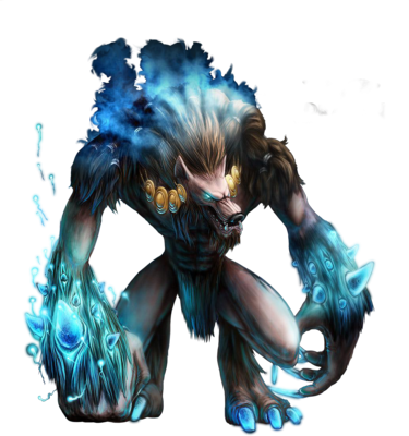 Download Fantasía Fuego Azul Animal Psd - Blue Fire Animal - Full Size ...