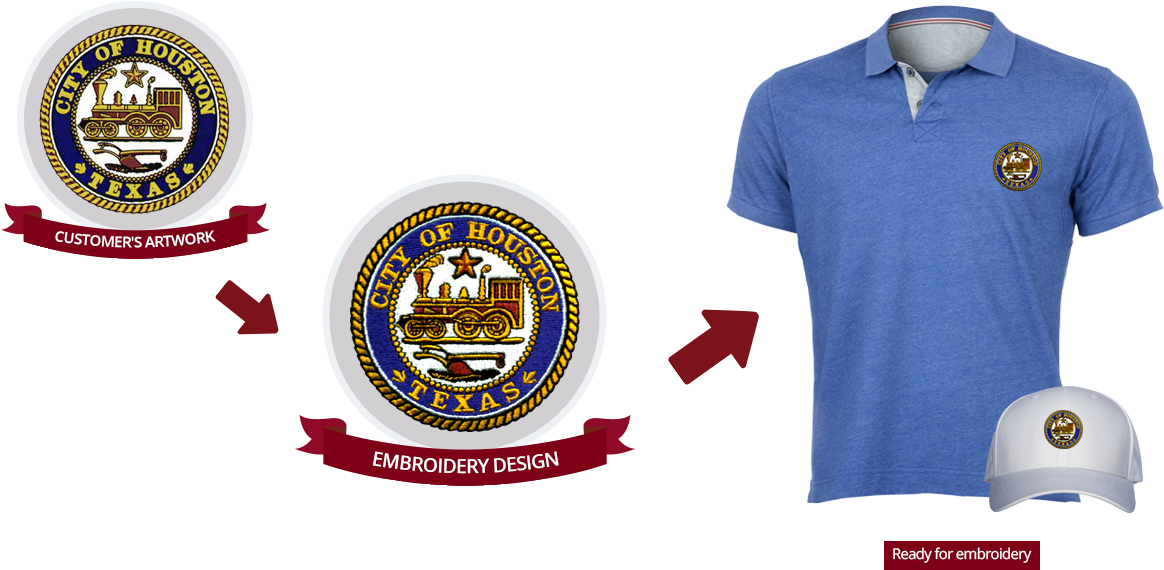 Download Left Chest And Cap Embroidery Digitizing - Embroidery Logo ...