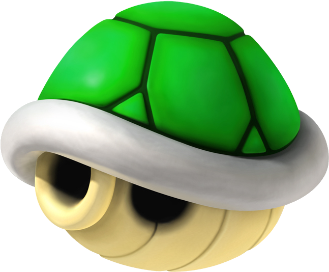Download Green Shell Artwork - Super Mario Bros Turtle Shell - Full ...