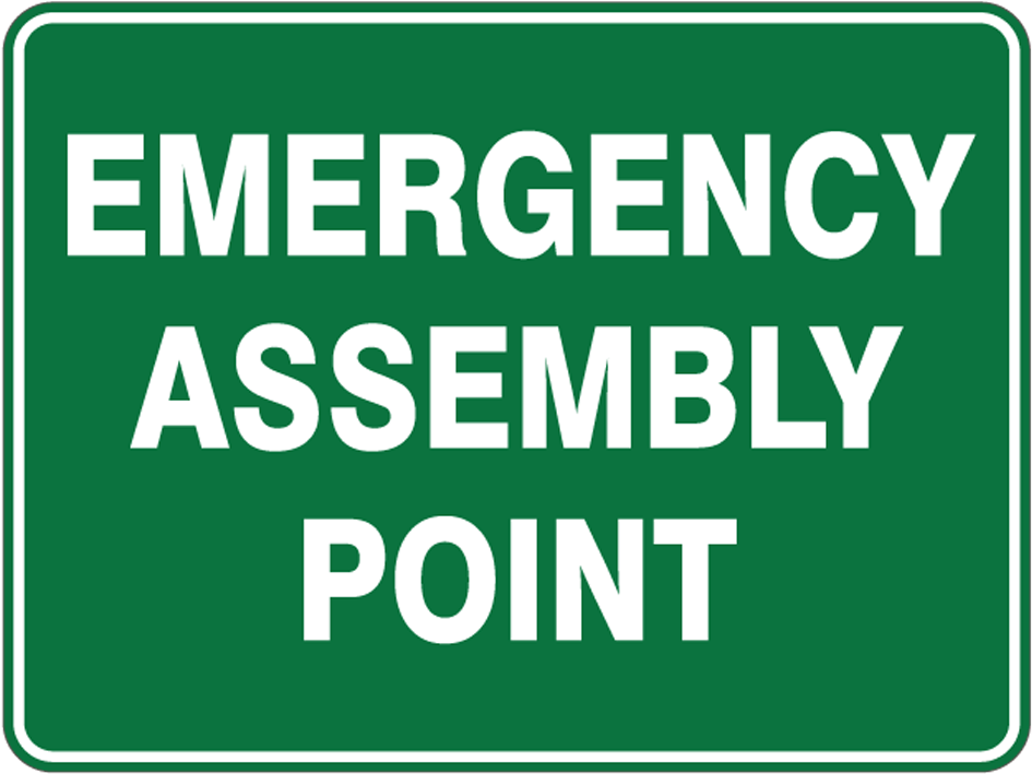 Download 600mm X 450mm - Assembly Point Sign Board - Full Size PNG ...