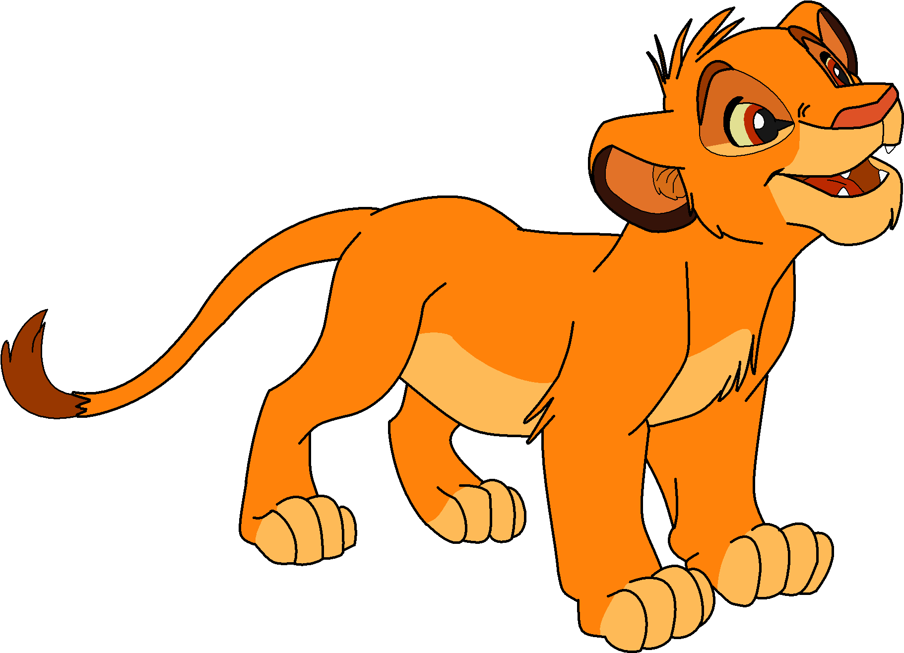Download Cartoon Lion Cub Png Transparent Images Pluspng - Simba ...