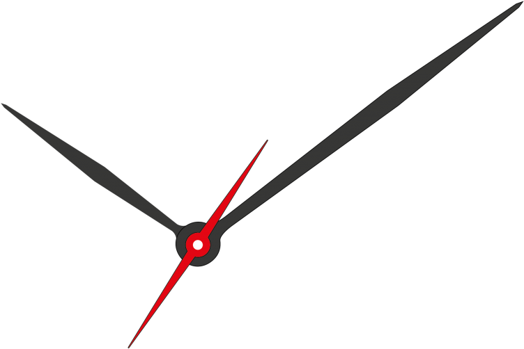 Download Watch Hand Png - Wall Clock - Full Size PNG Image - PNGkit