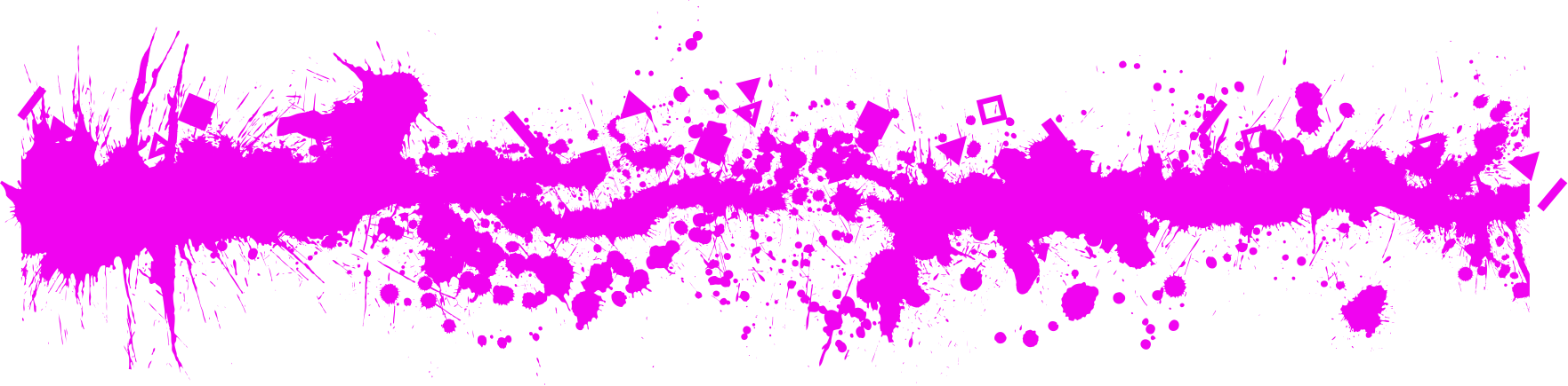 Download Pink Horizontal Splatter - Illustration - Full Size PNG Image ...