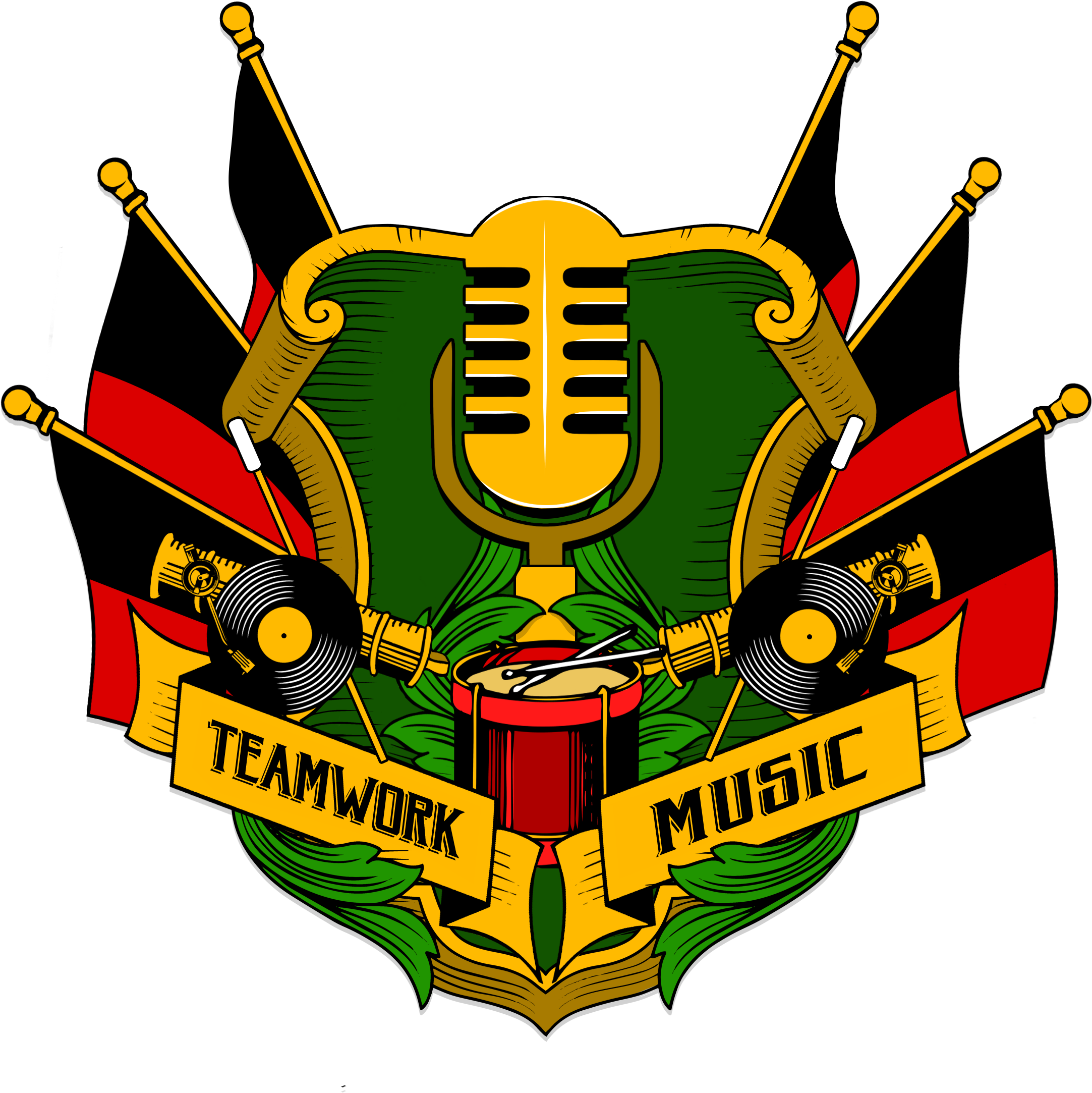 Download Teamwork Music Teamwork Music - Illustration - Full Size PNG ...