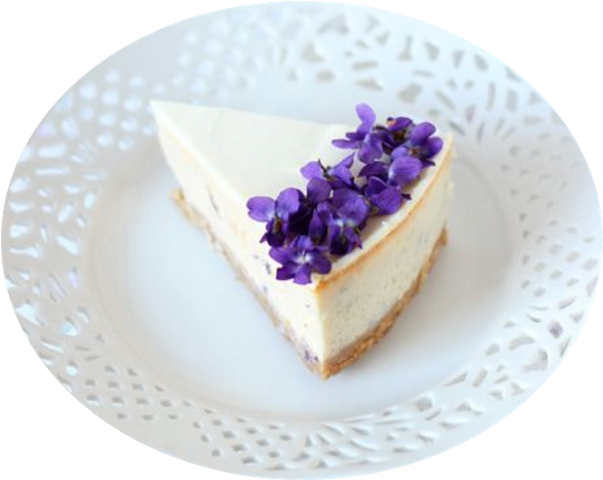 Download Cheesecake Flower Decoration - Full Size PNG Image - PNGkit