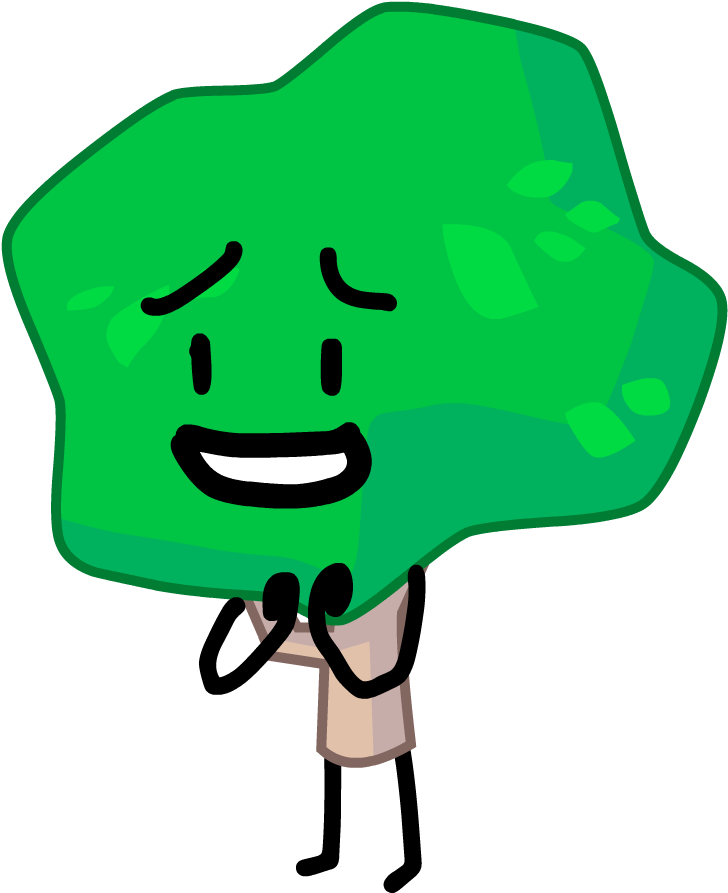 Download Tree Pose - Battle For Dream Island Tree - Full Size PNG Image ...