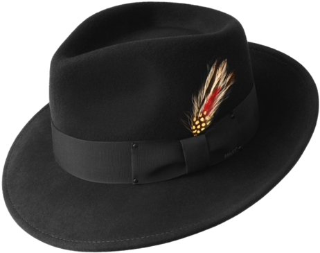 Download Bailey Fedora Black Hat - Fedora Hat Transparent - Full Size ...