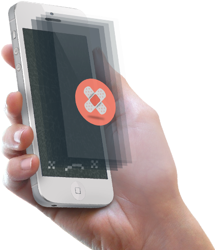 Download Iphone Repair - Apple Iphone 5 - White & Silver - Full Size ...