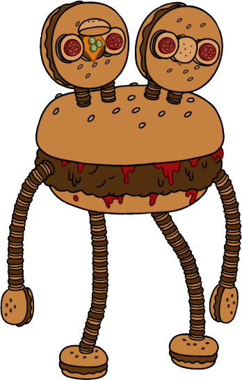 Download Adventure Time - Hamburger Monster - Adventure Time Hot Dog ...