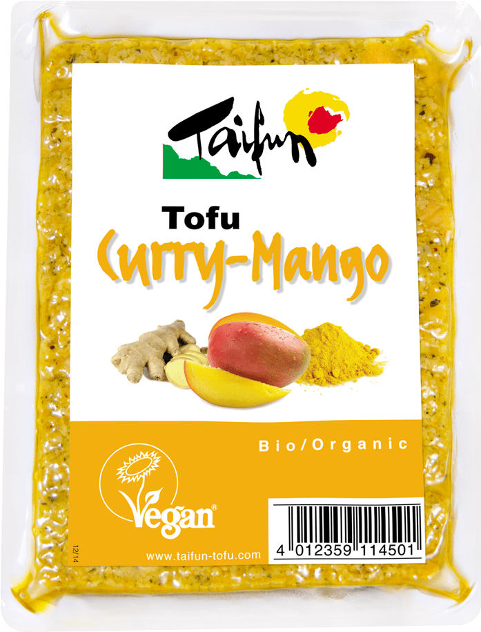 Download Cm - Taifun Organic Curry & Mango Tofu (200g) - Full Size PNG ...