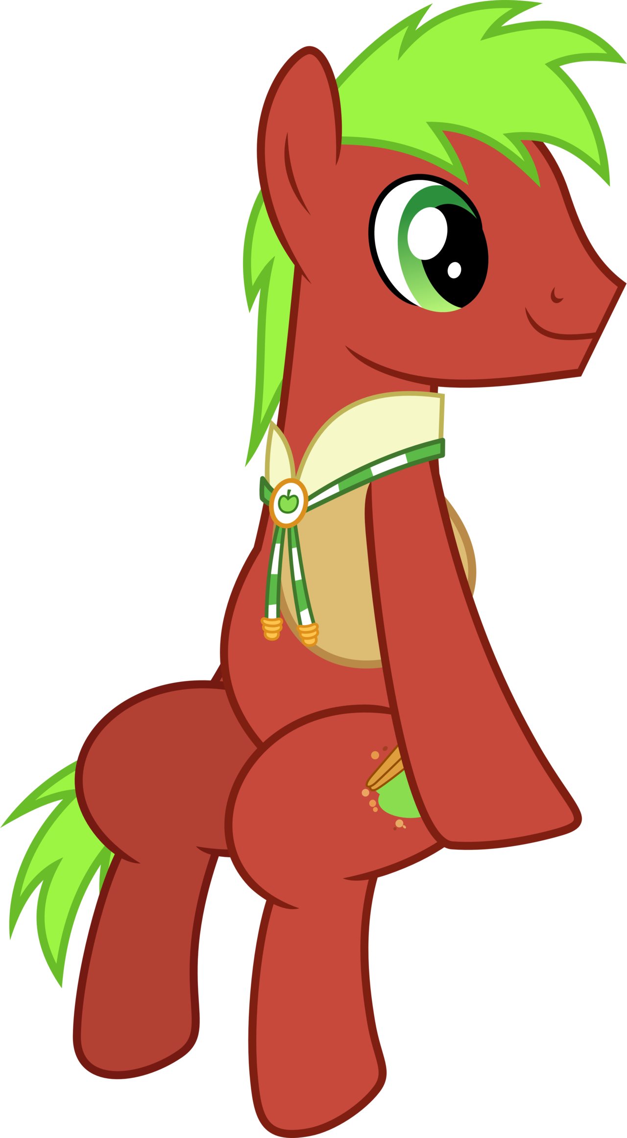 Download Apple Cinnamon Vector - My Little Pony Red Apple - Full Size ...