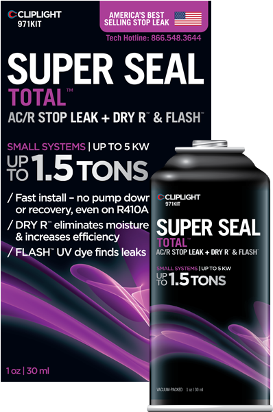 Download Cliplight 947kit Hvac Super Seal Advanced Ac Repair - Full Size PNG Image - PNGkit