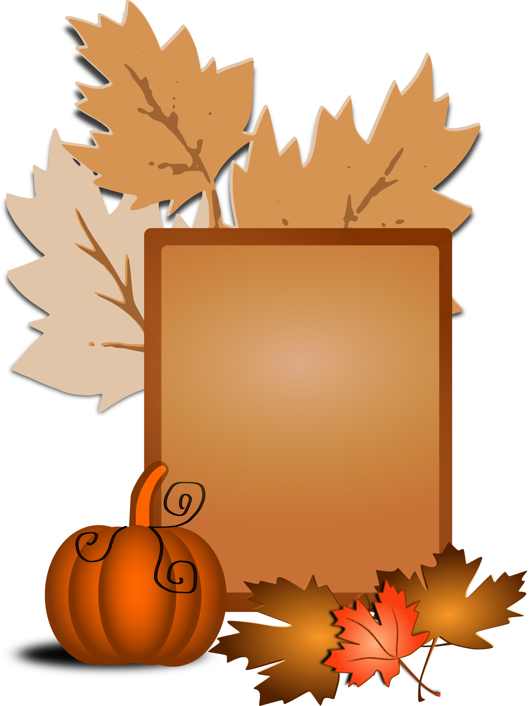Download Autumn Border Clip Art - Fall Break No School - Full Size PNG ...