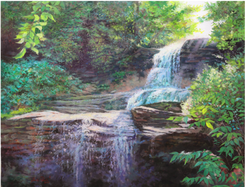 Download Falling Waters - Art - Full Size PNG Image - PNGkit