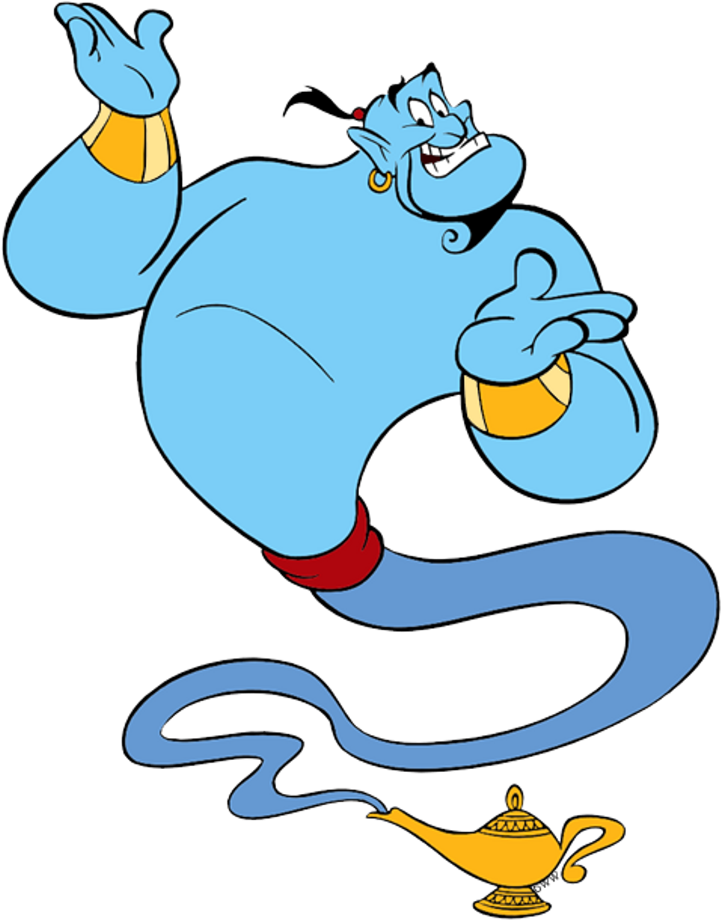 Download Share This - - Aladdin Genie - Full Size PNG Image - PNGkit