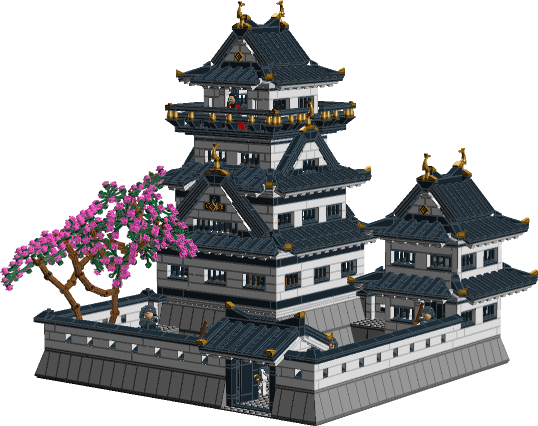 Download Japanese Castle - Japanese Castles - Full Size PNG Image - PNGkit