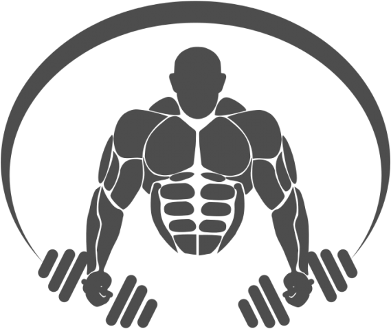 Download Gym Fitness Logo Template - Physical Fitness - Full Size PNG ...