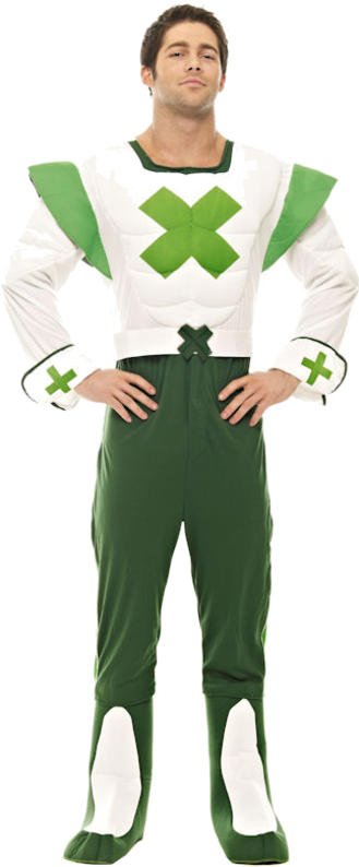 Download Green Cross Road Man - Full Size PNG Image - PNGkit