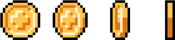 Download 22-color - Coin Sprite Sheet Png - Full Size PNG Image - PNGkit