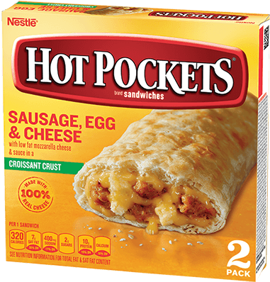 Download Sausage Egg & - Hot Pocket Egg Bacon - Full Size PNG Image ...