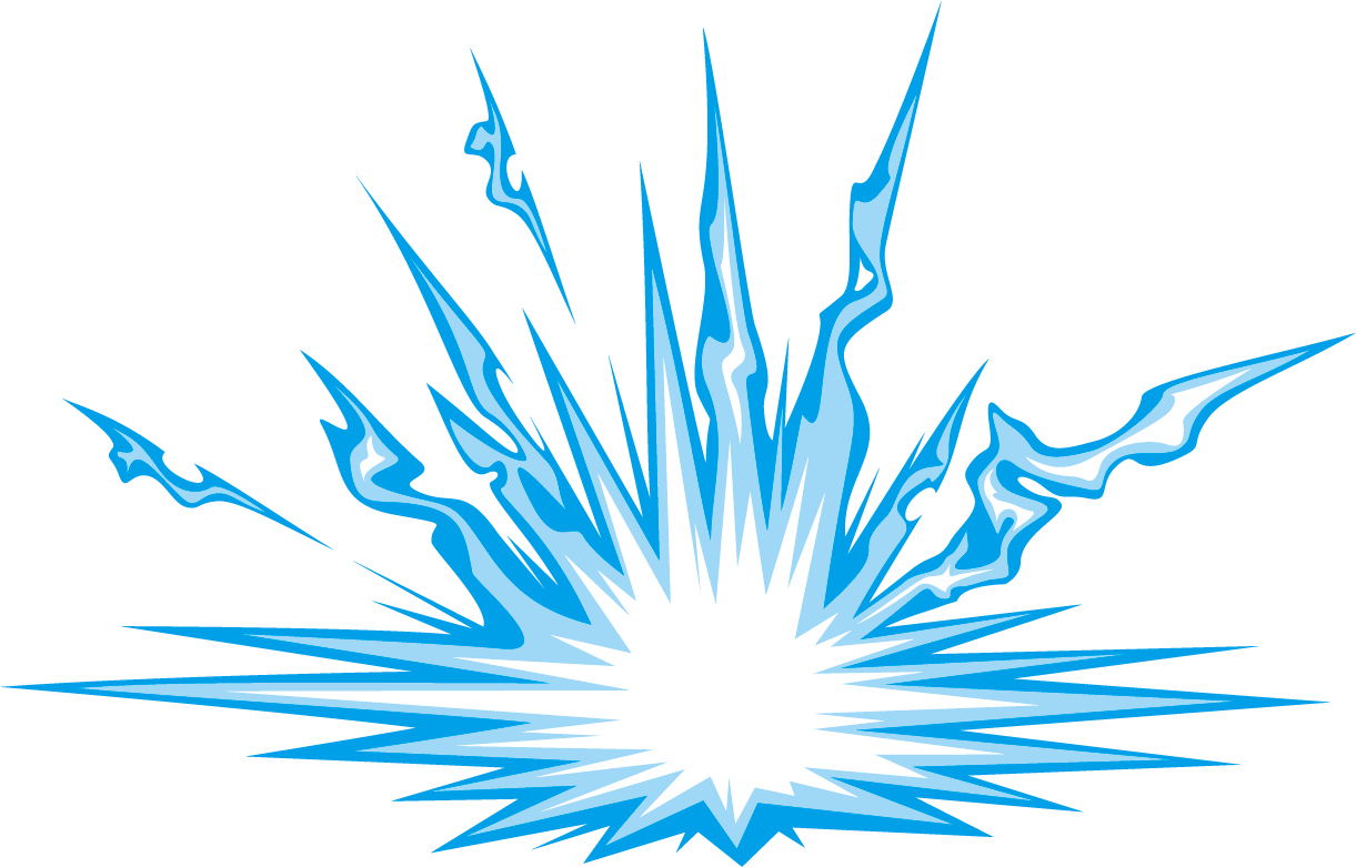 Blue Explosion Png